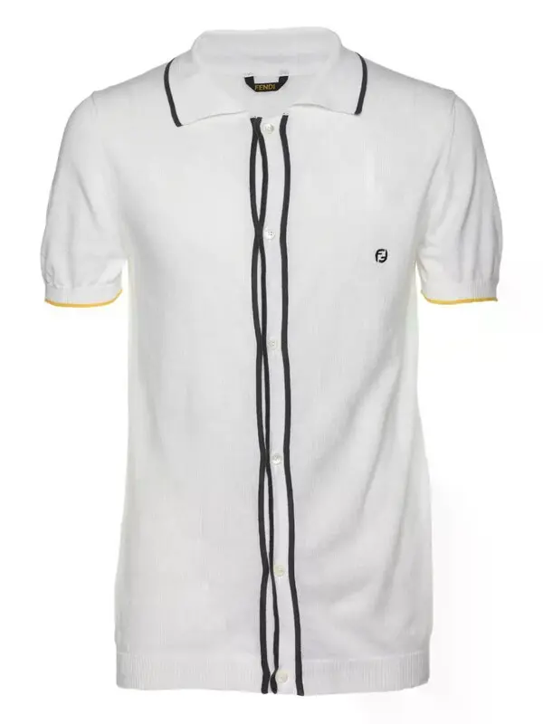 Fendi Knit Polo Shirt