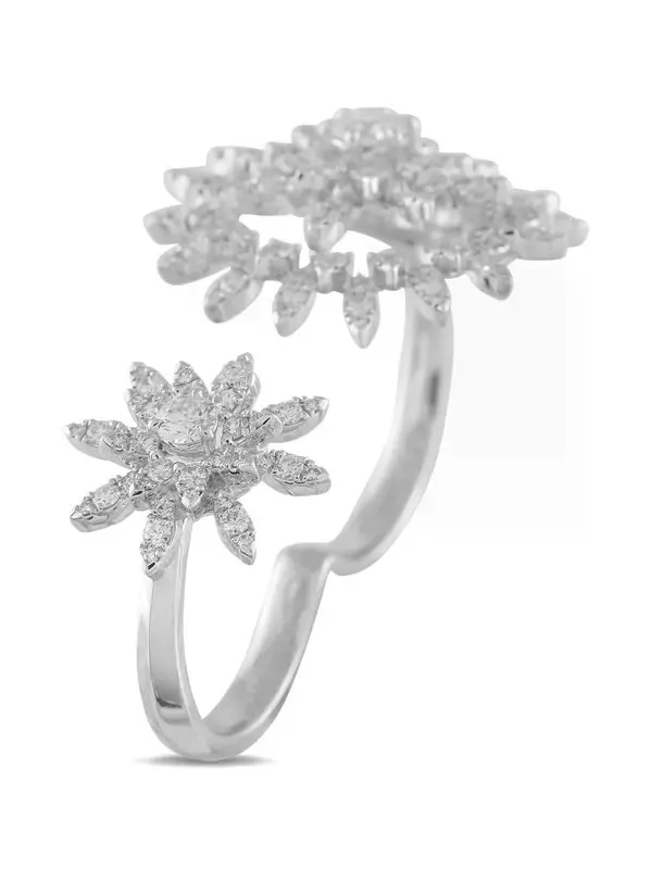 Hearts On Fire 18k White Gold Aerial Diamond Ring