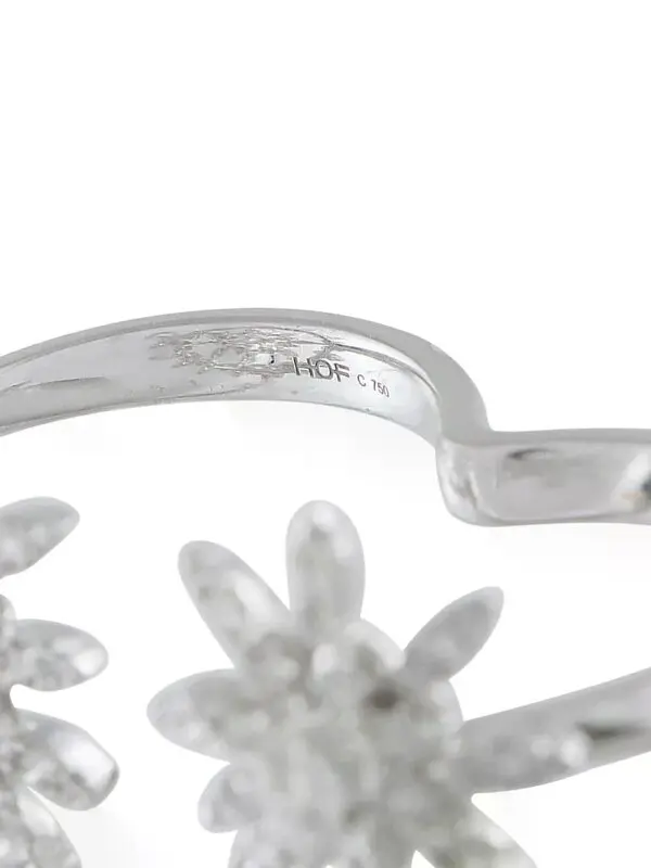 Hearts On Fire 18k White Gold Aerial Diamond Ring