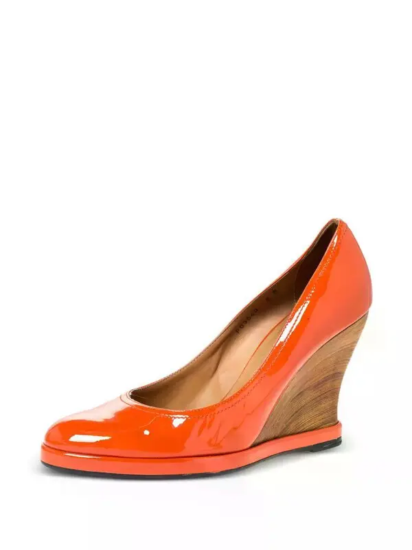 FERRAGAMO 105mm Leather Pumps