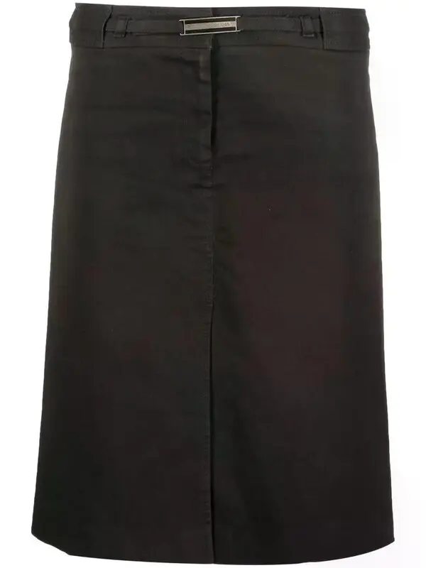 Dolce & Gabbana 1990s Logo-plaque A-line Skirt