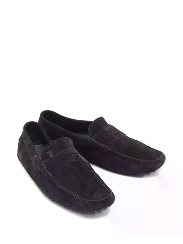 TOD'S Suede Loafers - Black