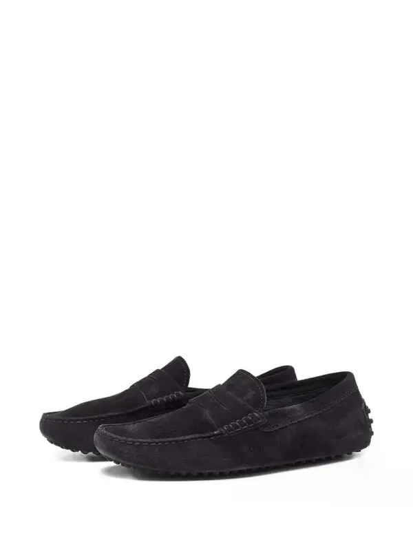 TOD'S Suede Loafers - Black