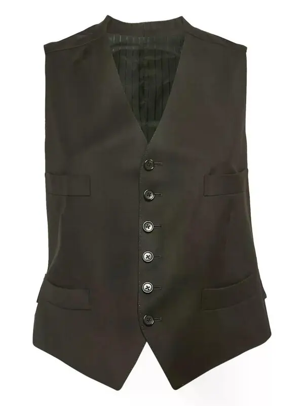 TOM FORD Wool Button Waistcoat