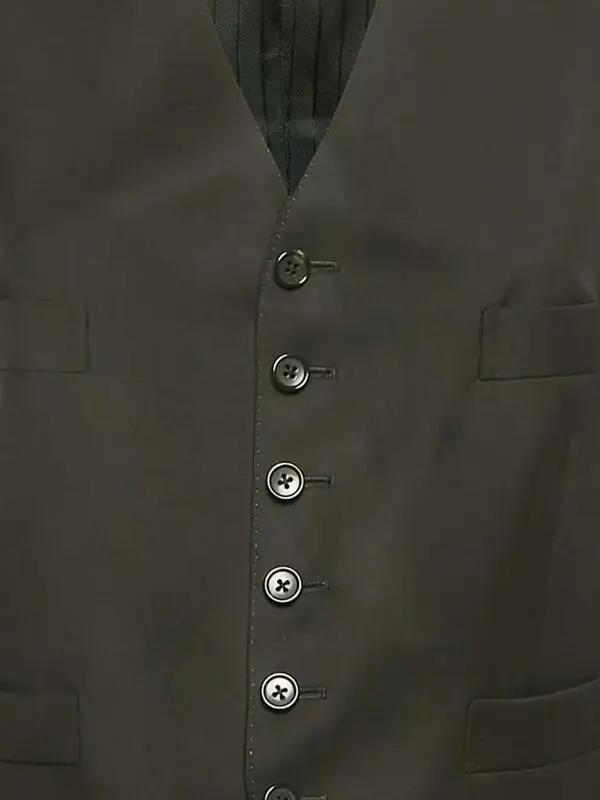 TOM FORD Wool Button Waistcoat
