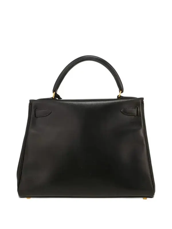 Hermès 1995 Kelly 28 Tote Bag - Black