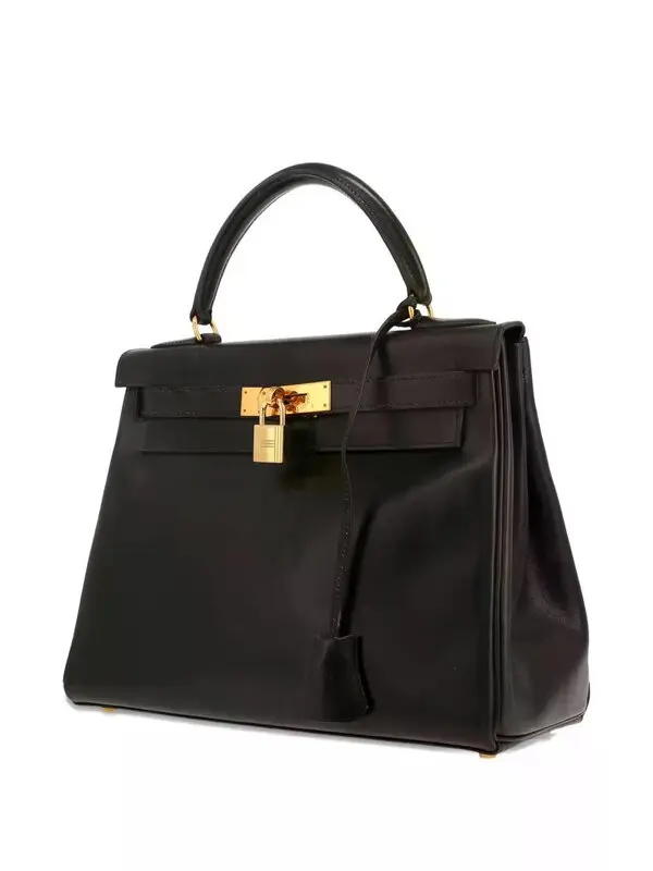 Hermès 1995 Kelly 28 Tote Bag - Black