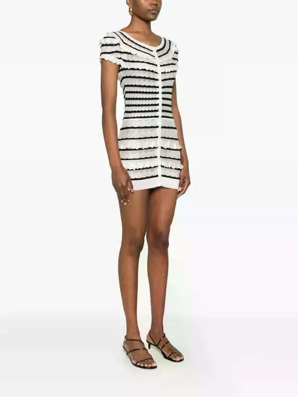 Dior 2010s Lace-pattern Dress