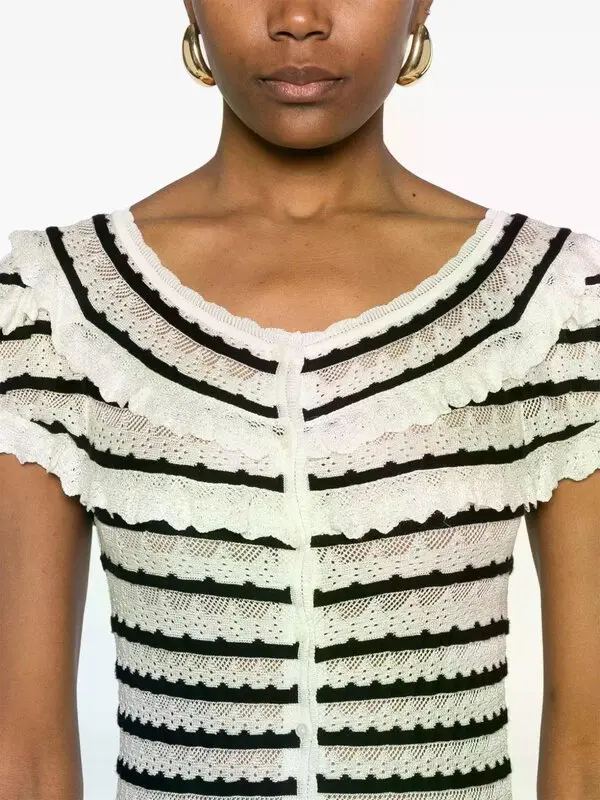 Dior 2010s Lace-pattern Dress