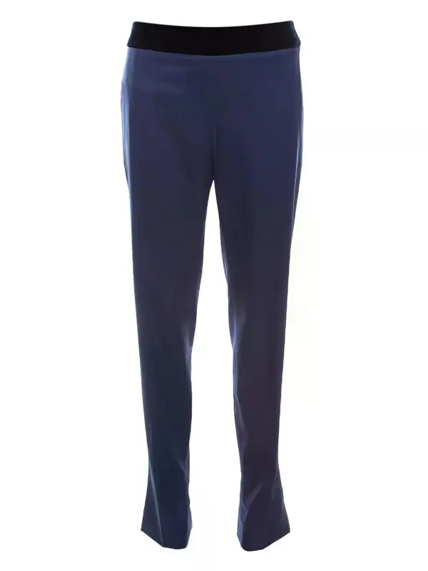 Escada Velvet-waistband Trousers