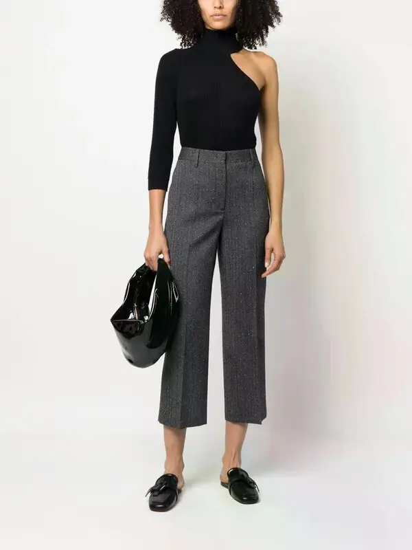 Prada 2010s Cropped Tailored Trousers