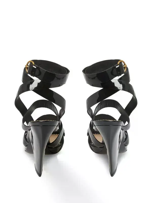 Saint Laurent 115mm Wrap Sandals