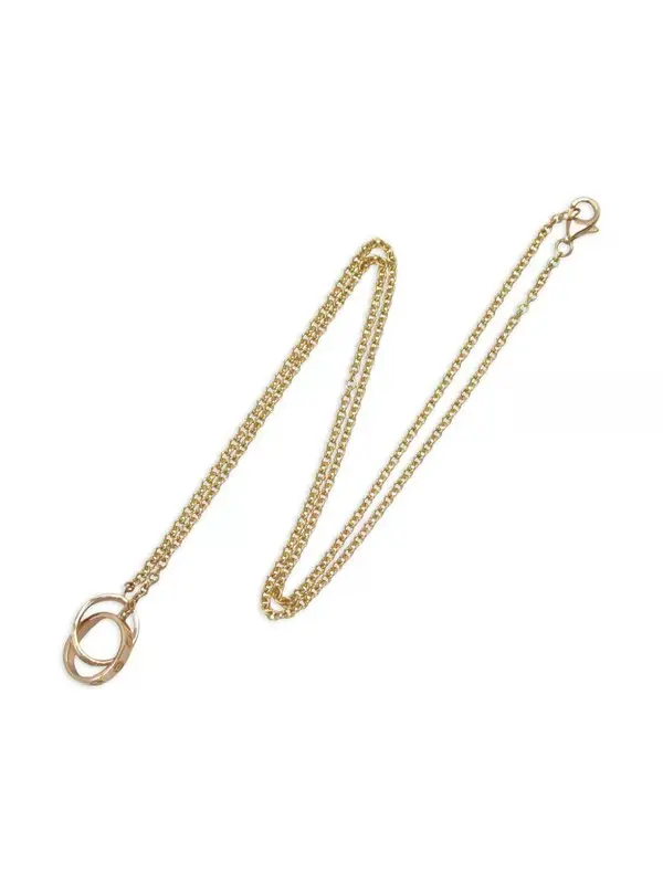 CARTIER 2010s 18k Rose Baby Love Necklace - Gold