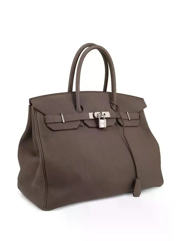 Hermès 2014 Birkin 35 Togo Leather Handbag - Grey