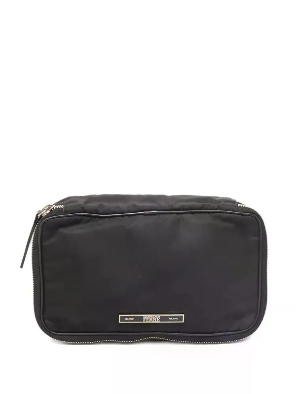 Gianfranco Ferre Rectangular Zip Clutch Bag