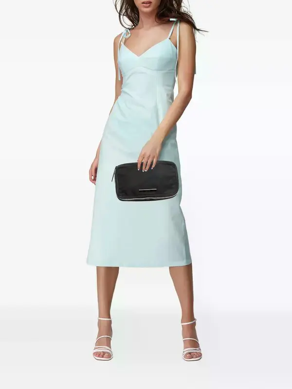 Gianfranco Ferre Rectangular Zip Clutch Bag