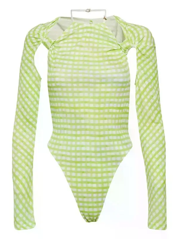 Jacquemus Le Body Nodi Bodysuit - Green