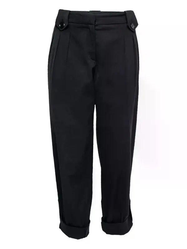 Moschino Turn-up Pleated Trousers