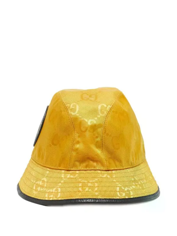 Gucci Gg Canvas Bucket Hat - Yellow