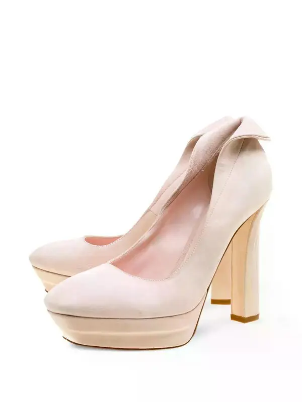 Bottega Veneta 120mm Suede Platform Pumps