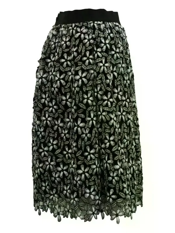 SELF-PORTRAIT Guipure-lace Mini Skirt