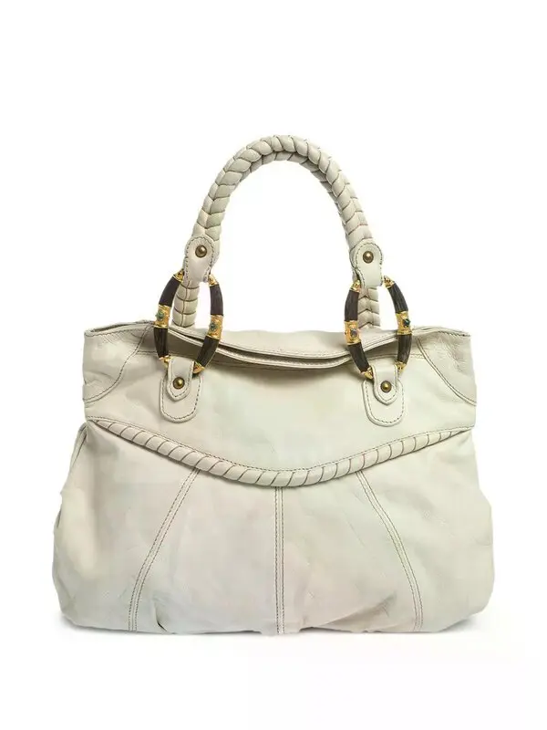 Valentino Garavani Leather Braided Handbag