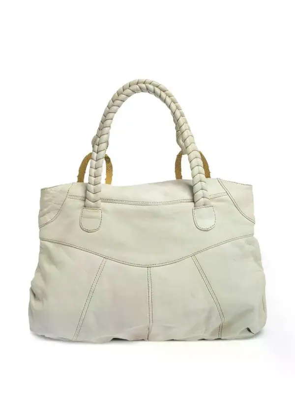 Valentino Garavani Leather Braided Handbag