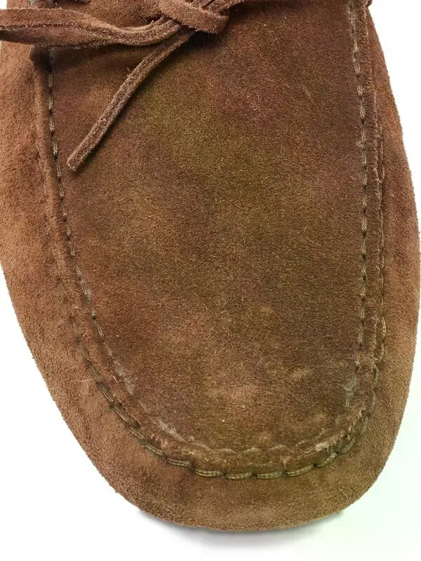 TOD'S Suede Boat Shoes - Brown