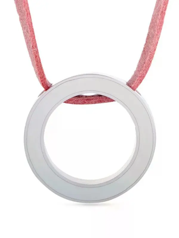 Movado Breast Cancer Awareness Sterling Necklace - Silver