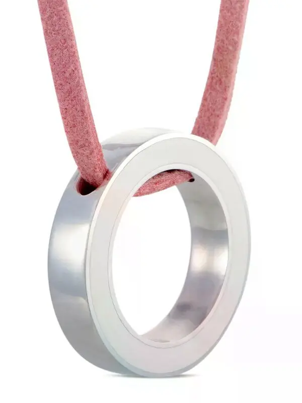Movado Breast Cancer Awareness Sterling Necklace