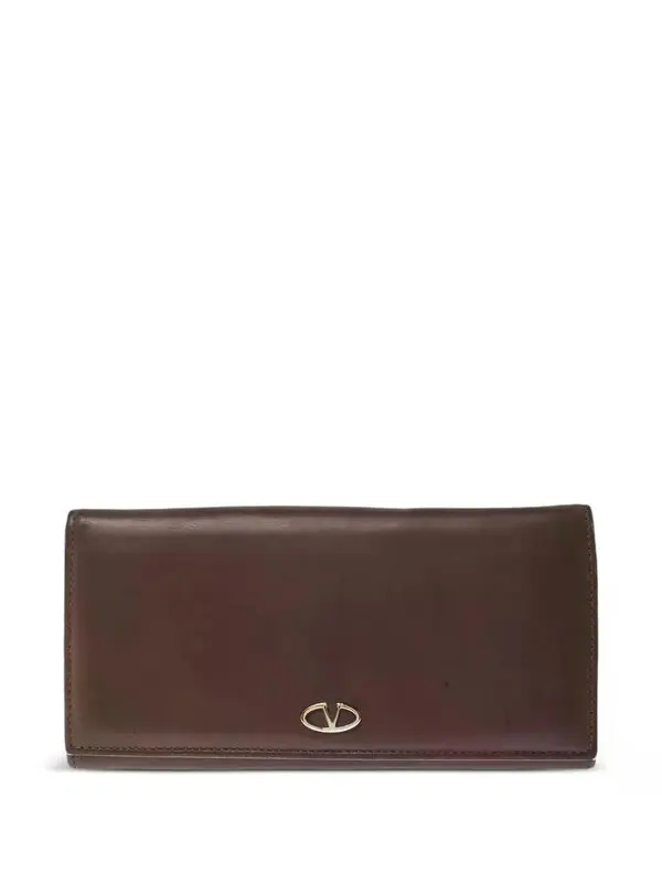Valentino Garavani V Ring Wallet - Brown