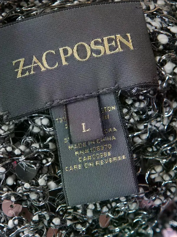 Zac Posen Sequin-embellished Sleeveless Top