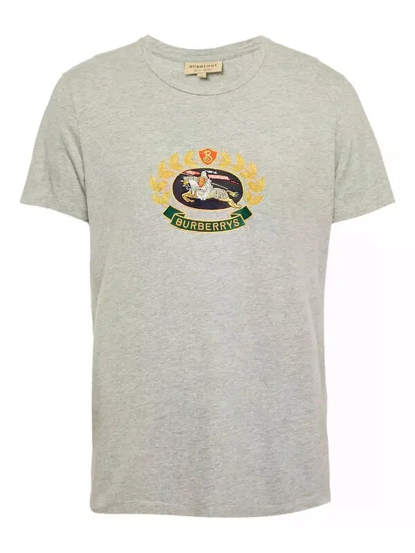 Burberry Logo-embroidered T-shirt