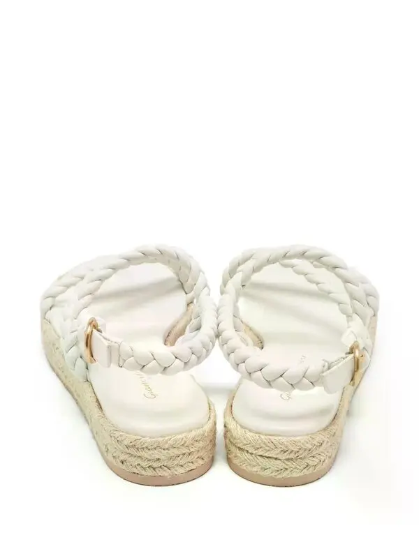 GIANVITO ROSSI 30mm Braided Raffia Sandals