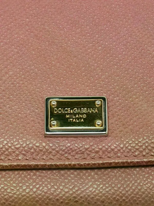 Dolce & Gabbana 2024 Logo-plaque Wallet - Pink