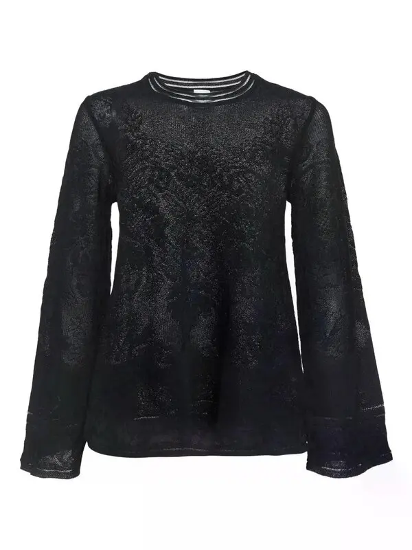 Missoni Lurex-detailing Top - Black