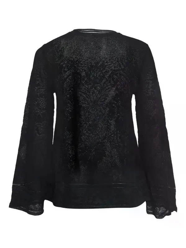 Missoni Lurex-detailing Top - Black