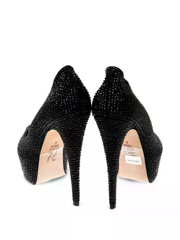 GINA 145mm Crystal-embellished Pumps