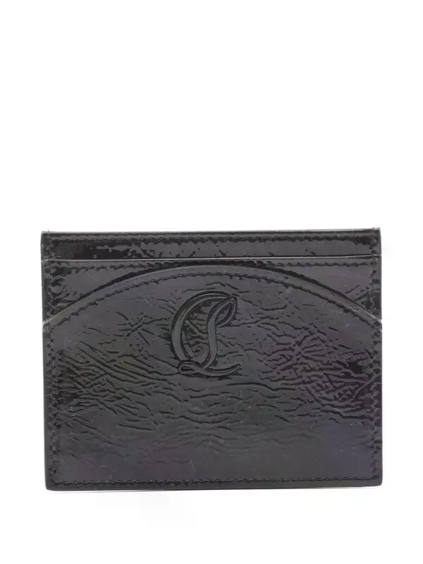 CHRISTIAN LOUBOUTIN 2020s Loubi54 Leather Cardholder - Black