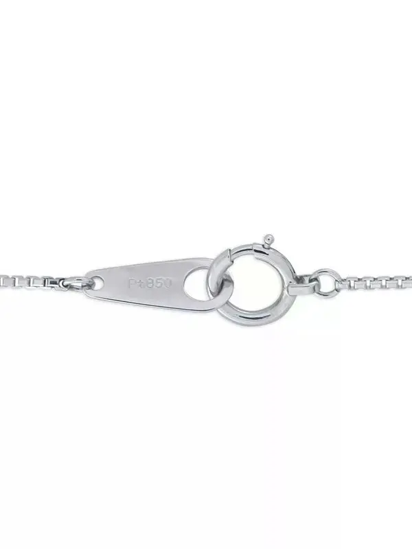 LB EXCLUSIVE Platinum, Diamond, And Opal Necklace