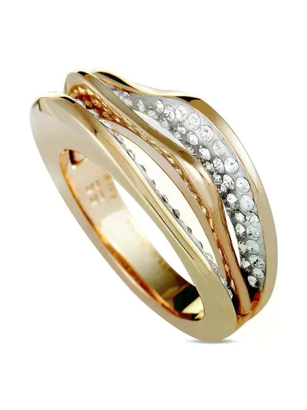 SWAROVSKI Hilly Crystal Wave Ring