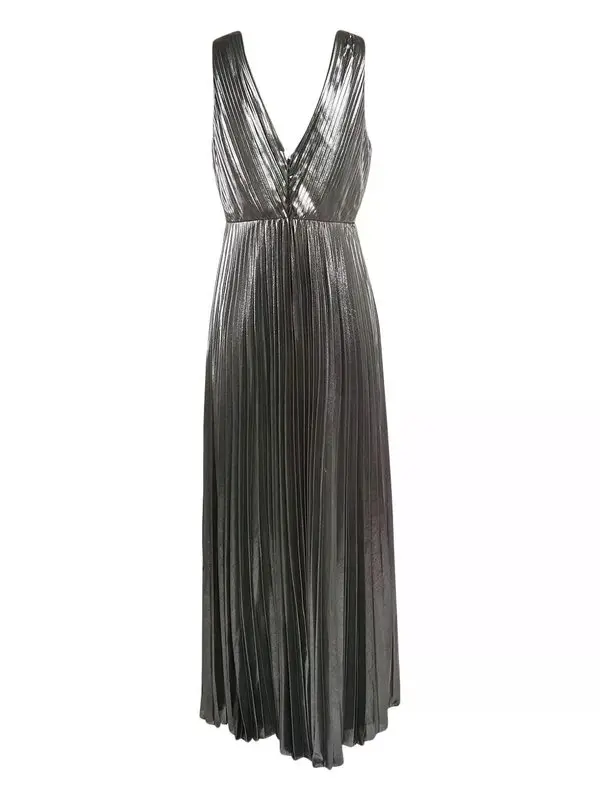 Aidan Mattox Pleated Maxi Dress