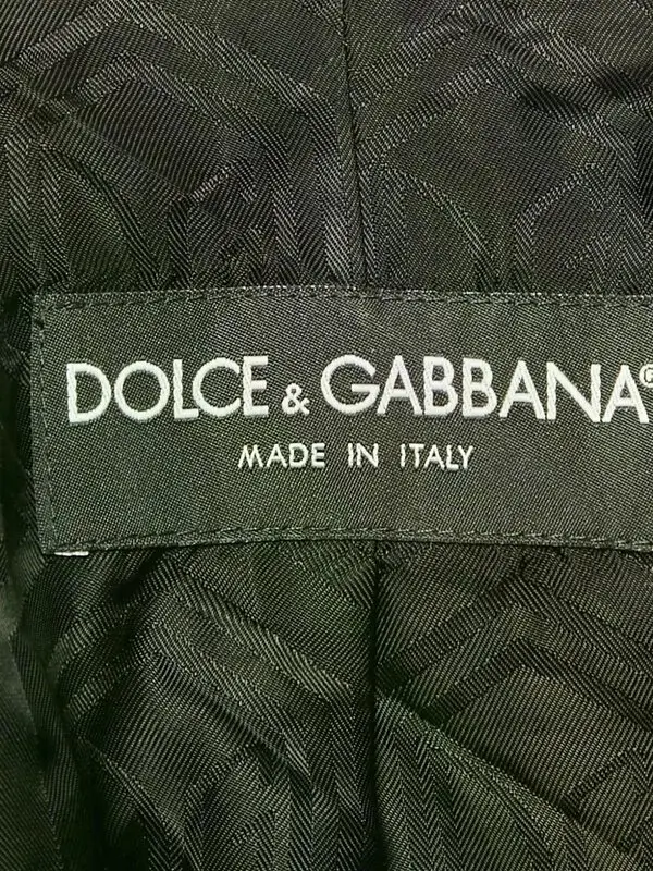 Dolce & Gabbana Striped Embellishment Blazer - Black