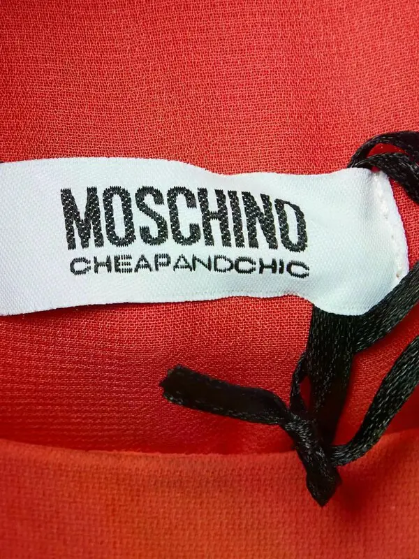 Moschino Floral-appliqué Midi Dress