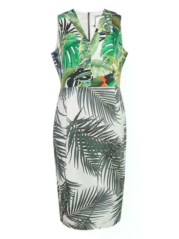 Max Mara Tropical-print Dress