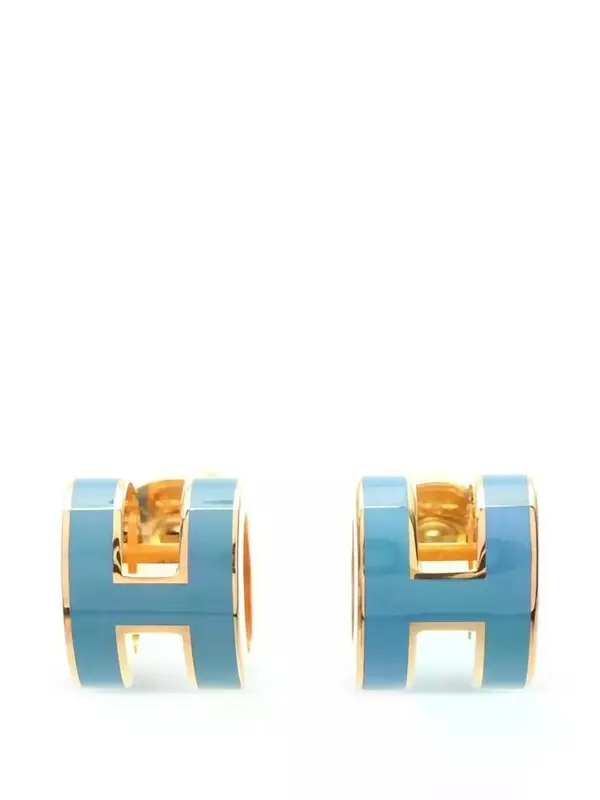 Hermès Mini Pop H Earrings - Gold
