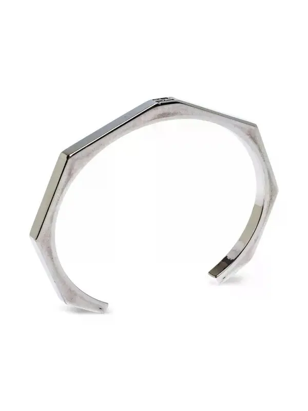 Fendi Ff-logo Open-cuff Bracelet
