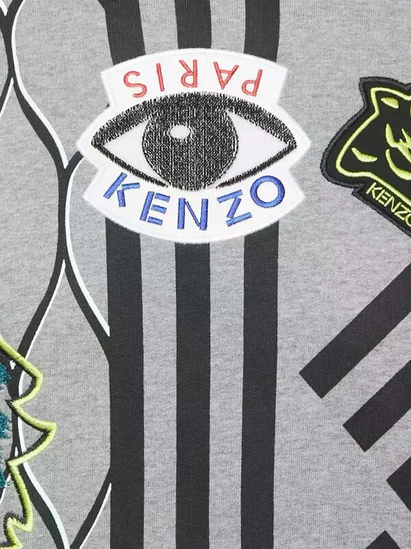 Kenzo Appliqué Netting Sweatshirt