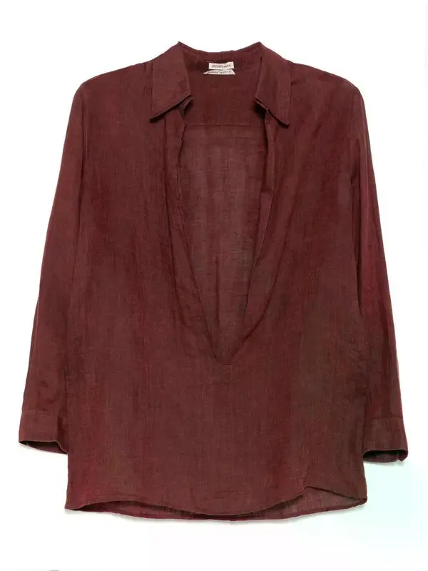 Hermès 1990-2000s Linen Blouse
