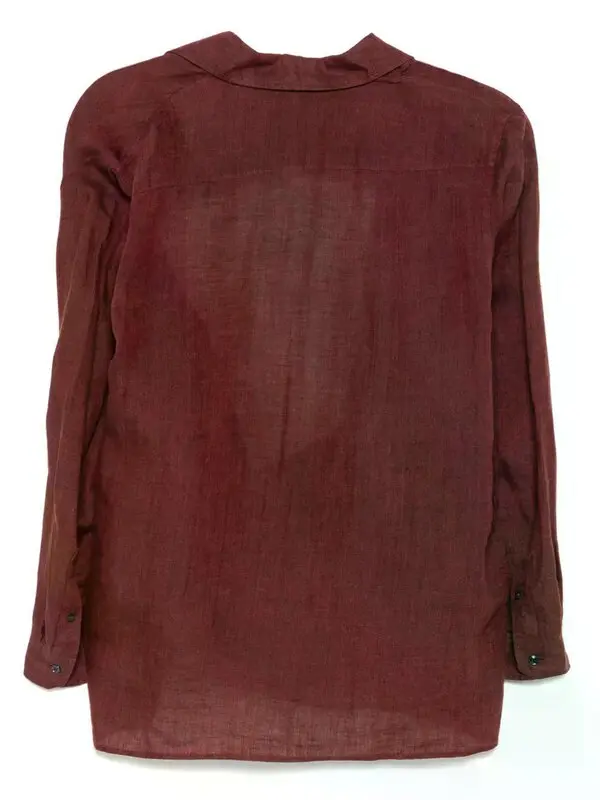 Hermès 1990-2000s Linen Blouse